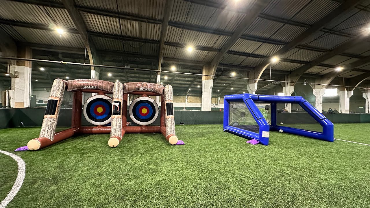Axe Throwing Inflatable Action Game Hire Leeds & Wakefield ...