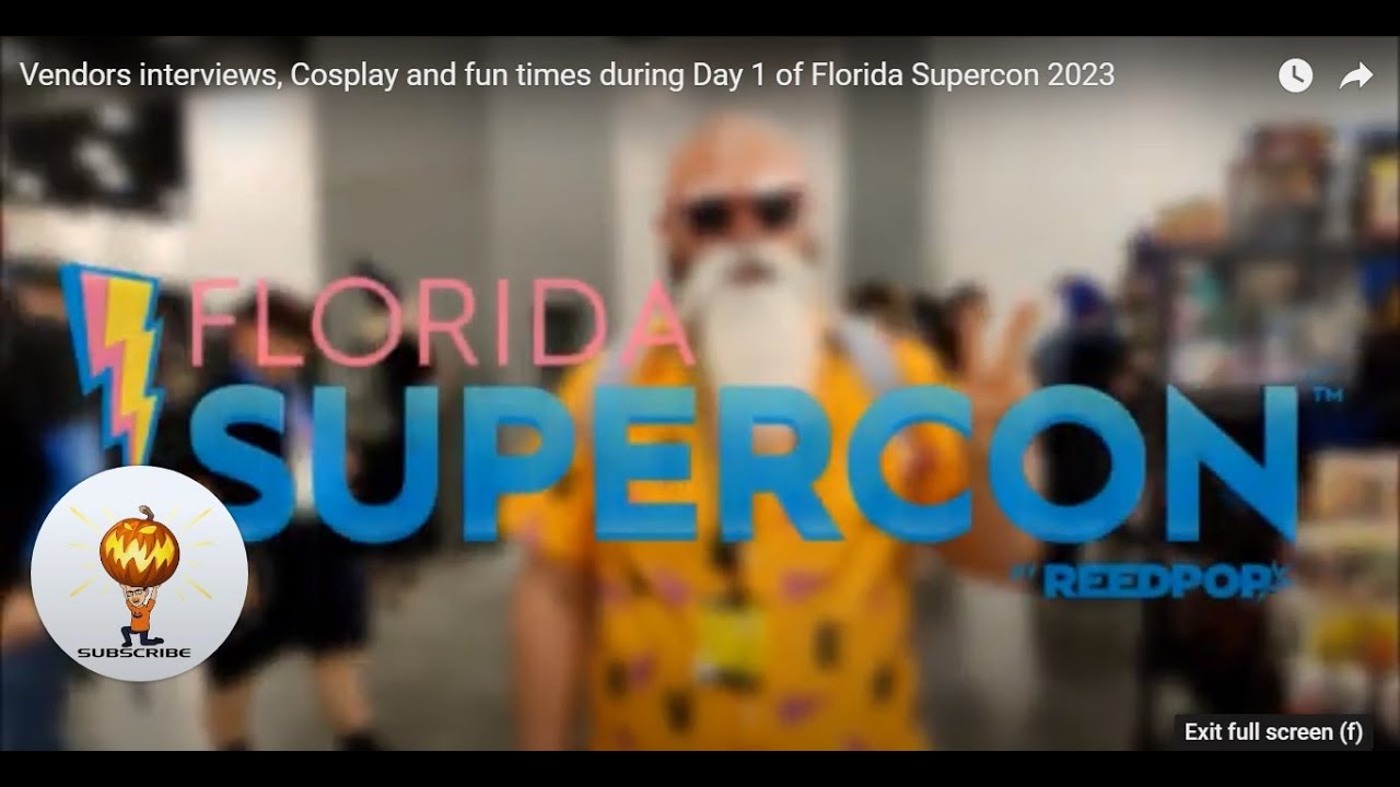 Vendors, Cosplay and fun times during Day 1 of Florida Supercon 2023 - YouTube