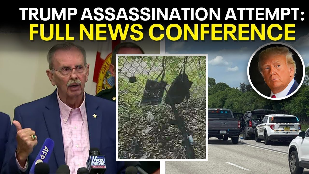 Donald Trump Second Assination Attemp😲🤯And The Shooter On Live Before ...