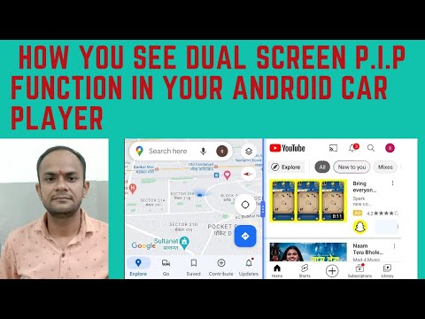 How to use Split screen# Half and half picture of android player ...