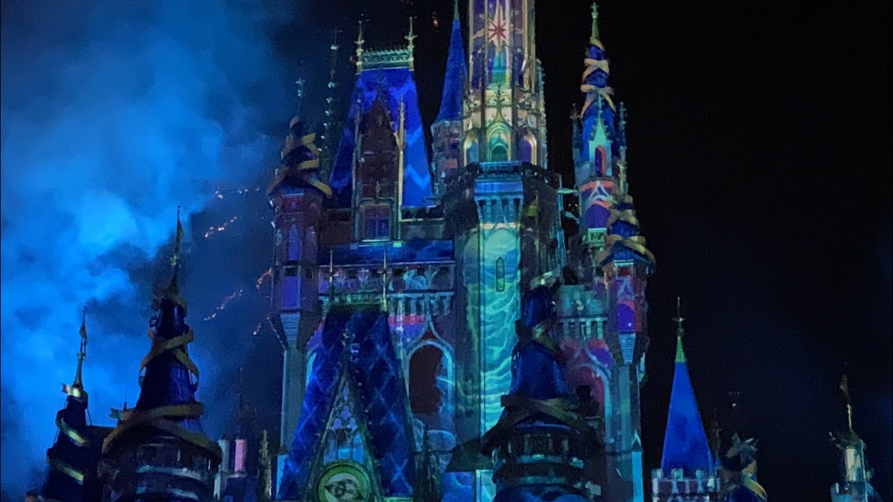 Magic Kingdom Light Show 2021 in Orlando, Florida - YouTube