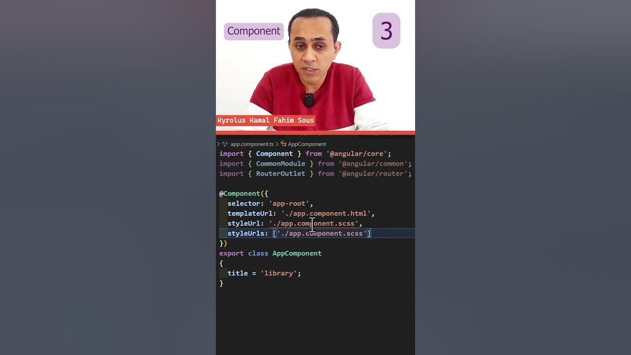 [010] #Angular component decorator explained [Ultimate #Angular17 - Zero to hero] - YouTube