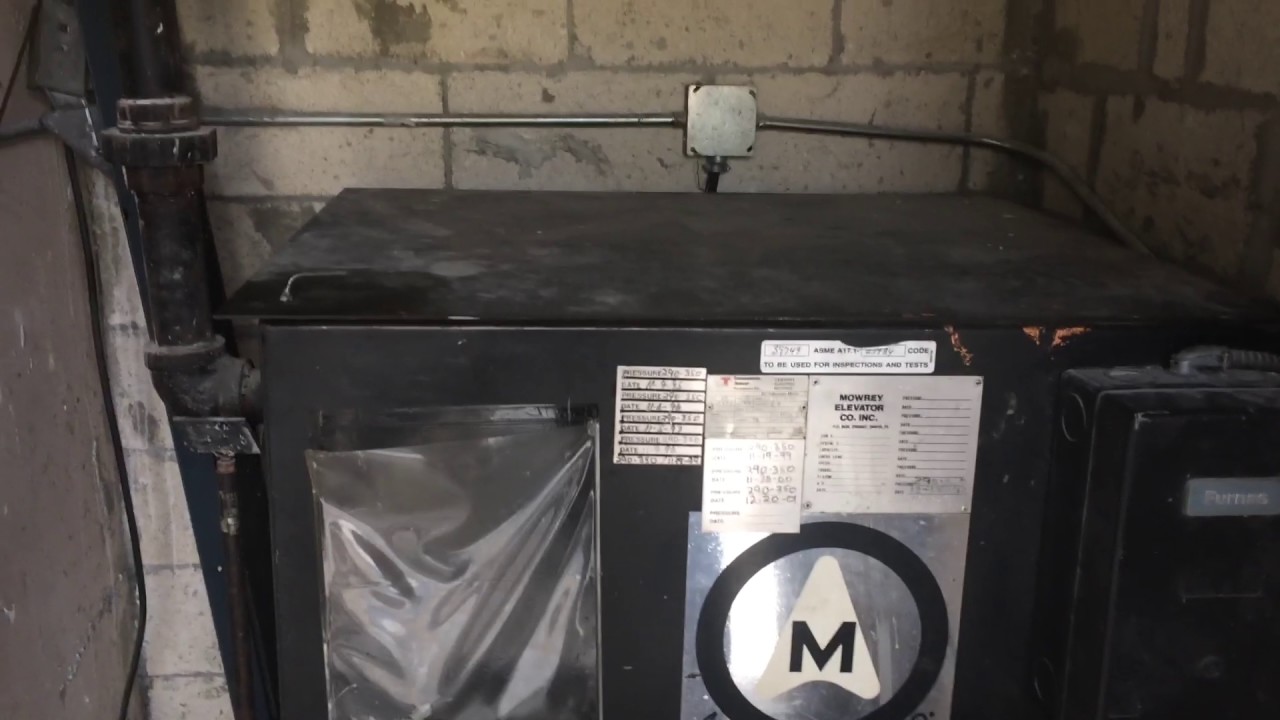 Amazing Hydraulic Elevator Machine Room - YouTube