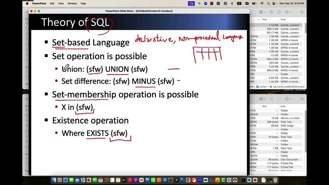 SQL expression and execution in MySQL - YouTube