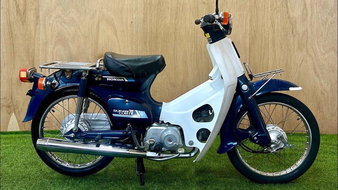 長野県松本市！中古車バイク【車両紹介】HONDA スーパーカブ70 C70型 72cc キャブレター 空冷 4サイクル 希少 レア ヴィンテージ 実動 - YouTube