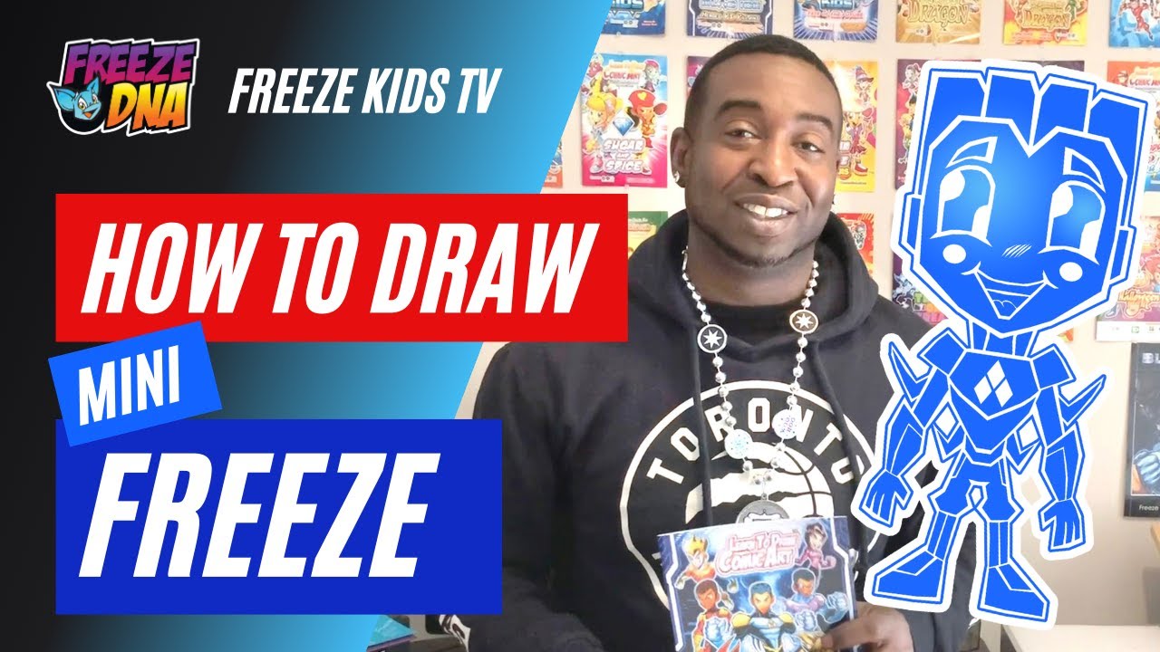 How to Draw Freeze from Blac Ice Comic book - Fun & Easy Step by Step ...