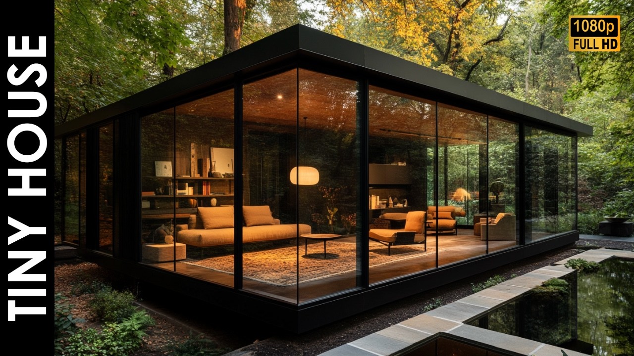 Panoramic Glass Tiny Home Tour: Fostering an Infinite Connection to ...