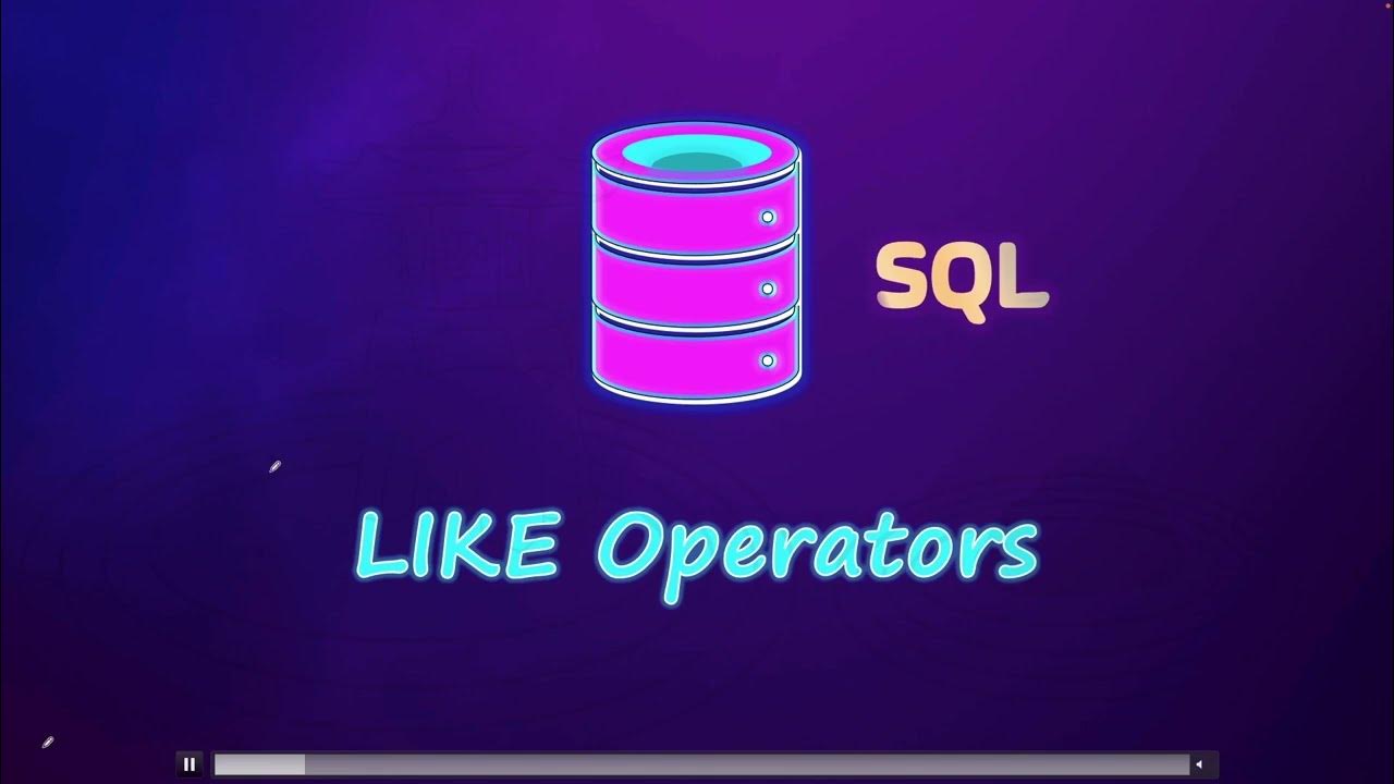 SQL LIKE Operator | SQL for Data Science 2025 🌟🎉 - YouTube