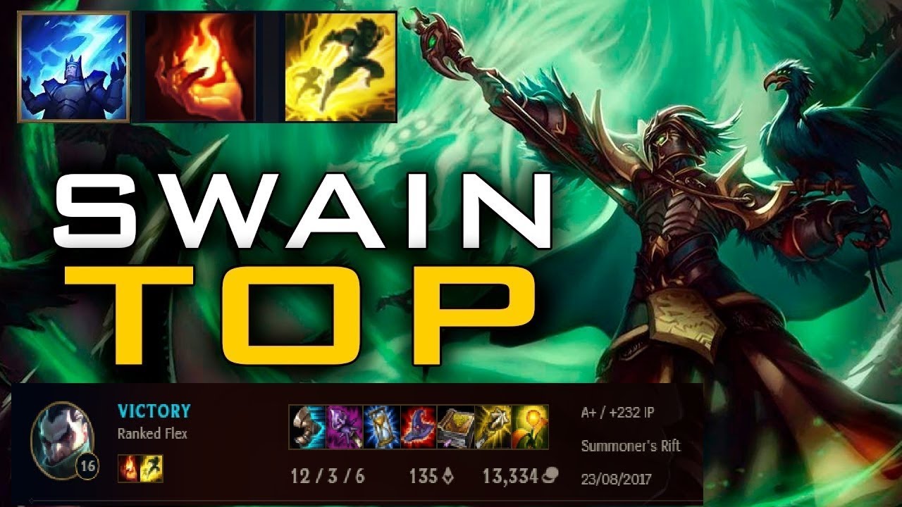 Swain TOP FULL AP carry any game NEW META season 7.17 - league of ...