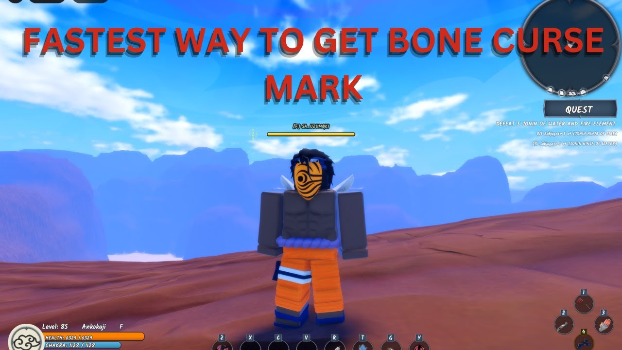 Fastest Way to Get Bone Curse Mark in Ninja Time Roblox! (Easy Guide ...