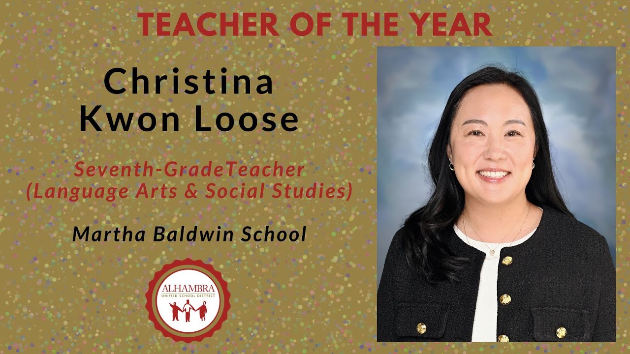 2025 AUSD Teacher of the Year: Christina Loose - YouTube