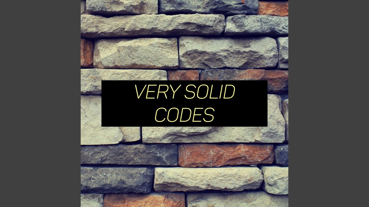 Very Solid Codes - YouTube