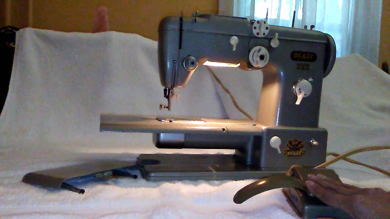 Pfaff 332 sewing machine - YouTube
