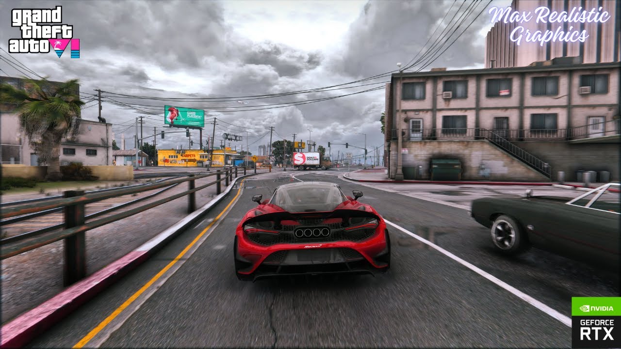 GTA V Max out Enhanced Graphics With Realistic rains | GTA 6 Trailer is ...