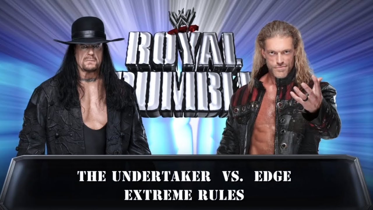 THE UNDERTAKER VS. EDGE @WWE @wweonfox @WWExFigures @WWEFullLength ...
