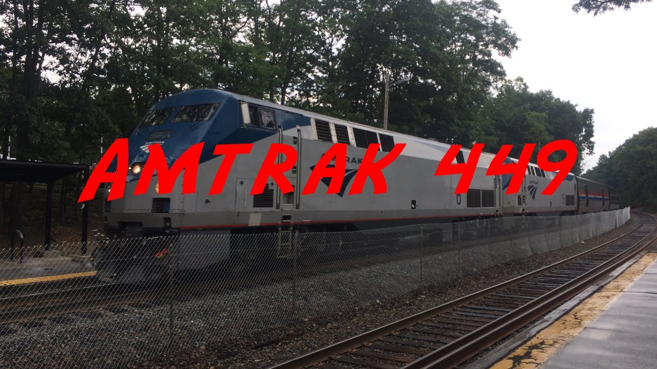 Amtrak 449 In Wellesley Square - YouTube