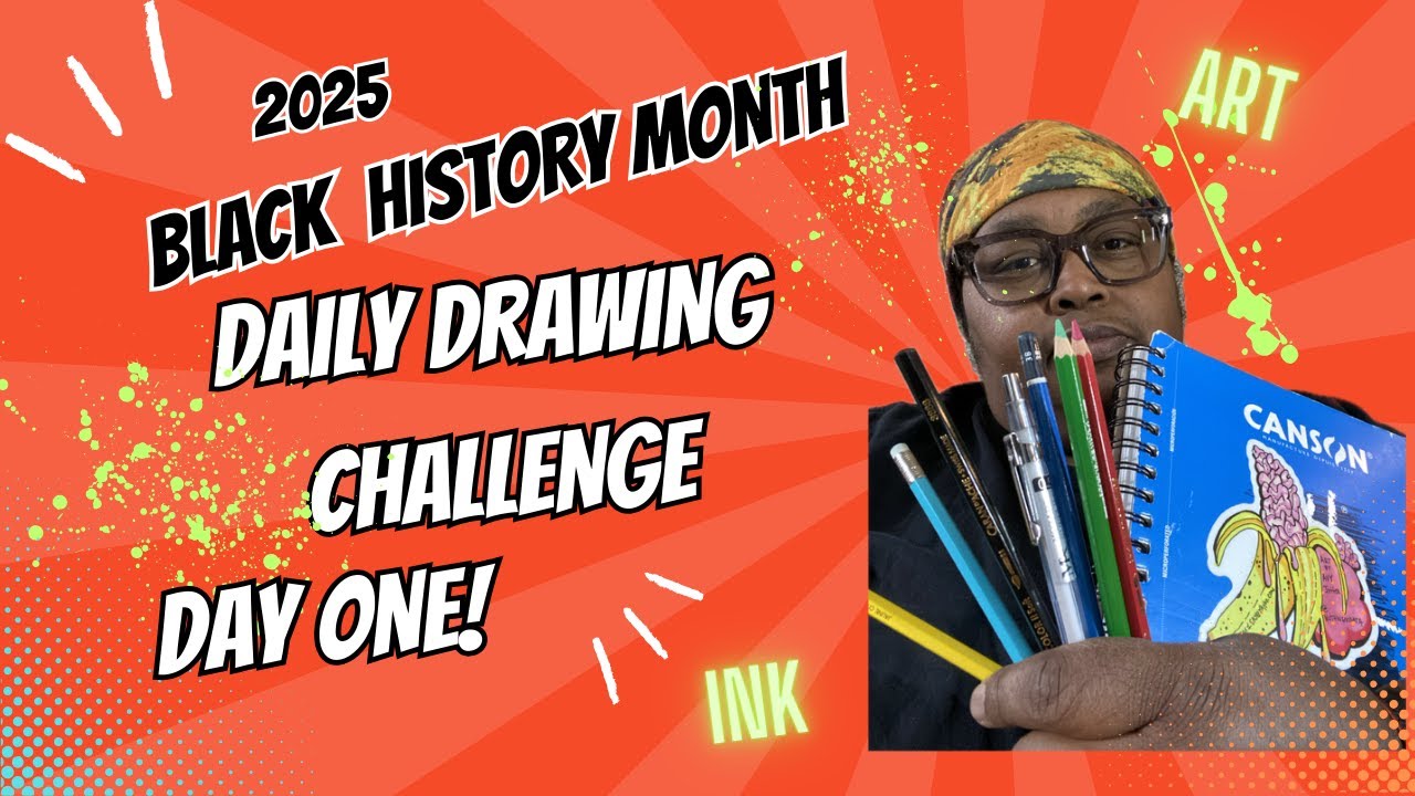 Day One. 2025 Black History Month Daily Drawing Challenge Tony Todd ...