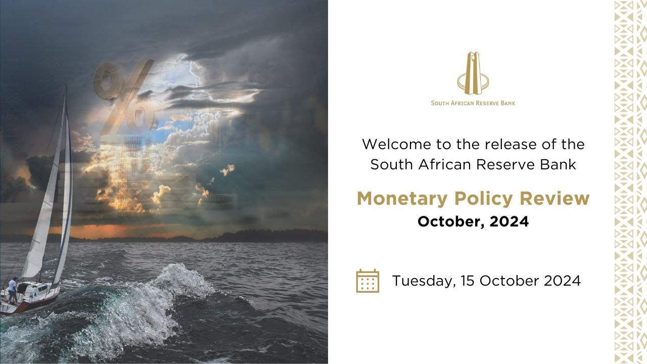 The South African Reserve Bank releases the Monetary Policy Review (MPR ...