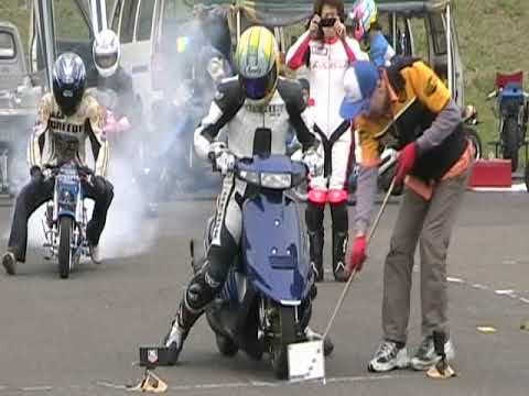 Old drag race scooter 1 / 32mile Sugo Circuit Sendai Japan in 2008 ...