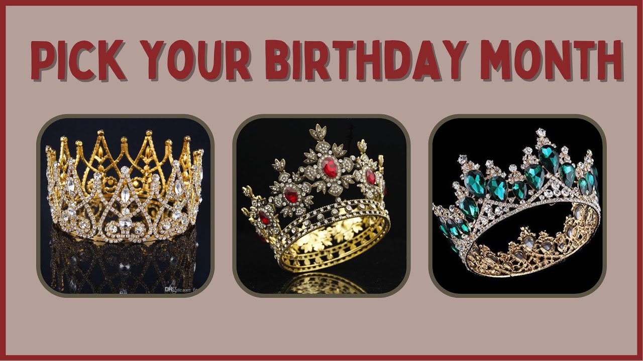 choose your birthday month / Choose your birthday month and see your ...