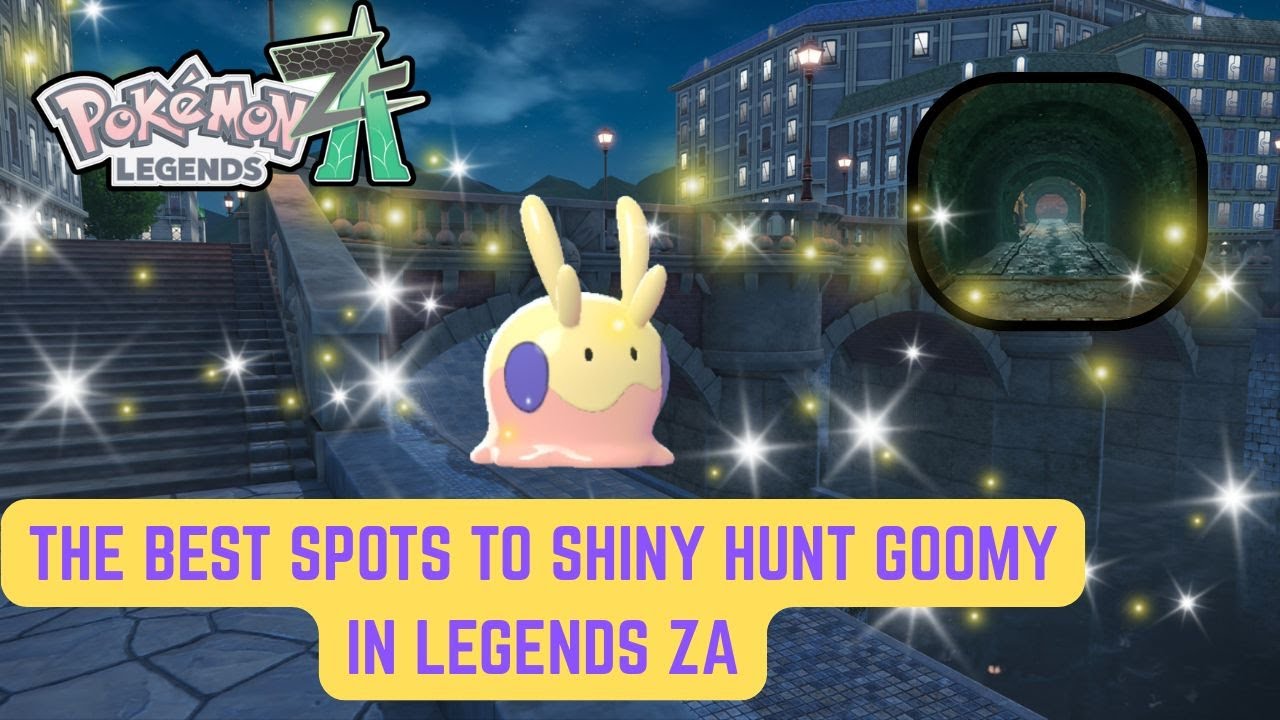 THE BEST SPOTS TO HUNT SHINY GOOMY IN LEGENDS ZA - YouTube