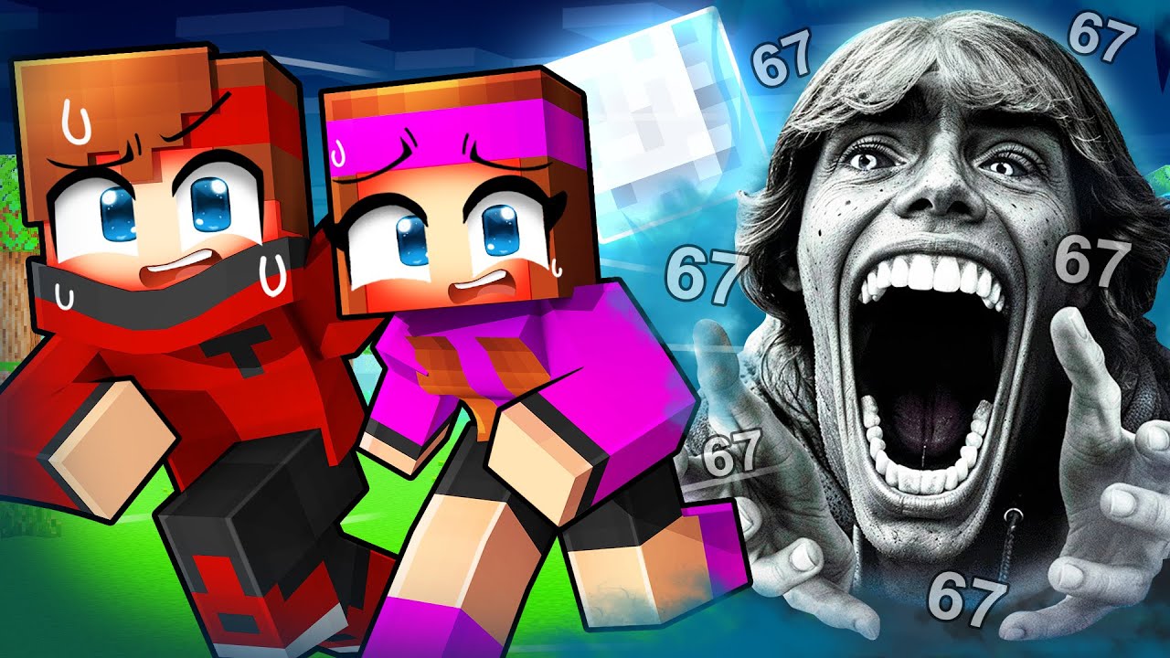 Nous nous faisons ATTAQUER par 67 KID sur Minecraft ! - YouTube