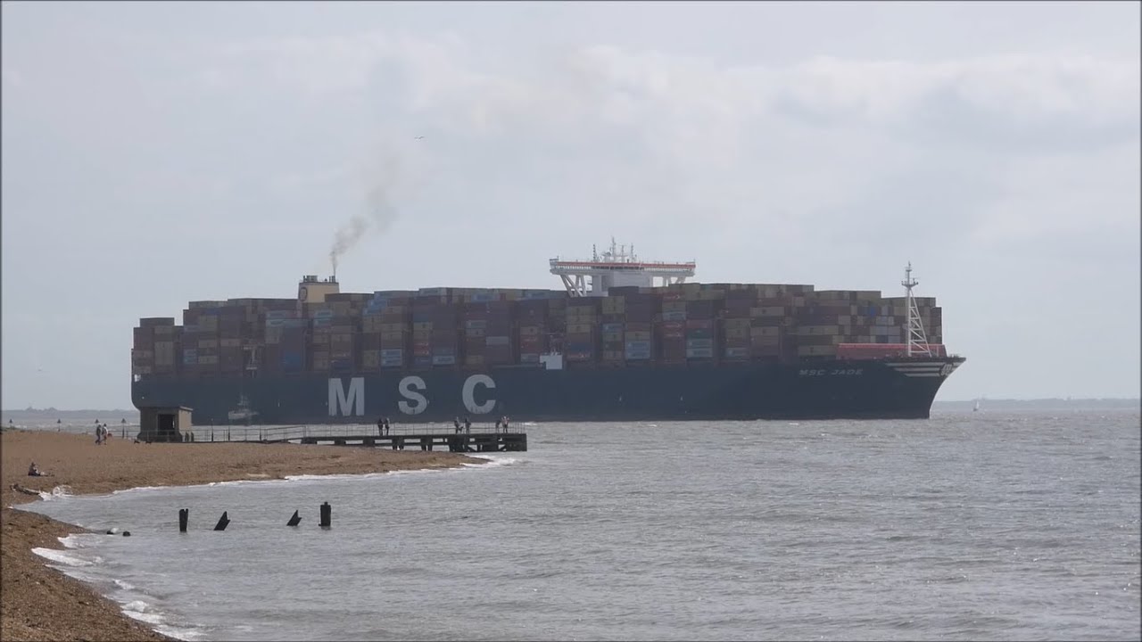 MSC Pegasus class 'MSC Jade' arrives to Felixstowe for Trinity 7 ...