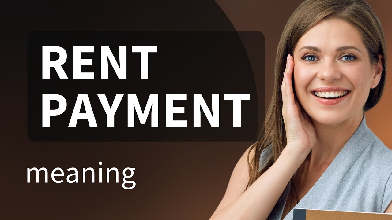 Understanding "Rent Payment" in English - YouTube