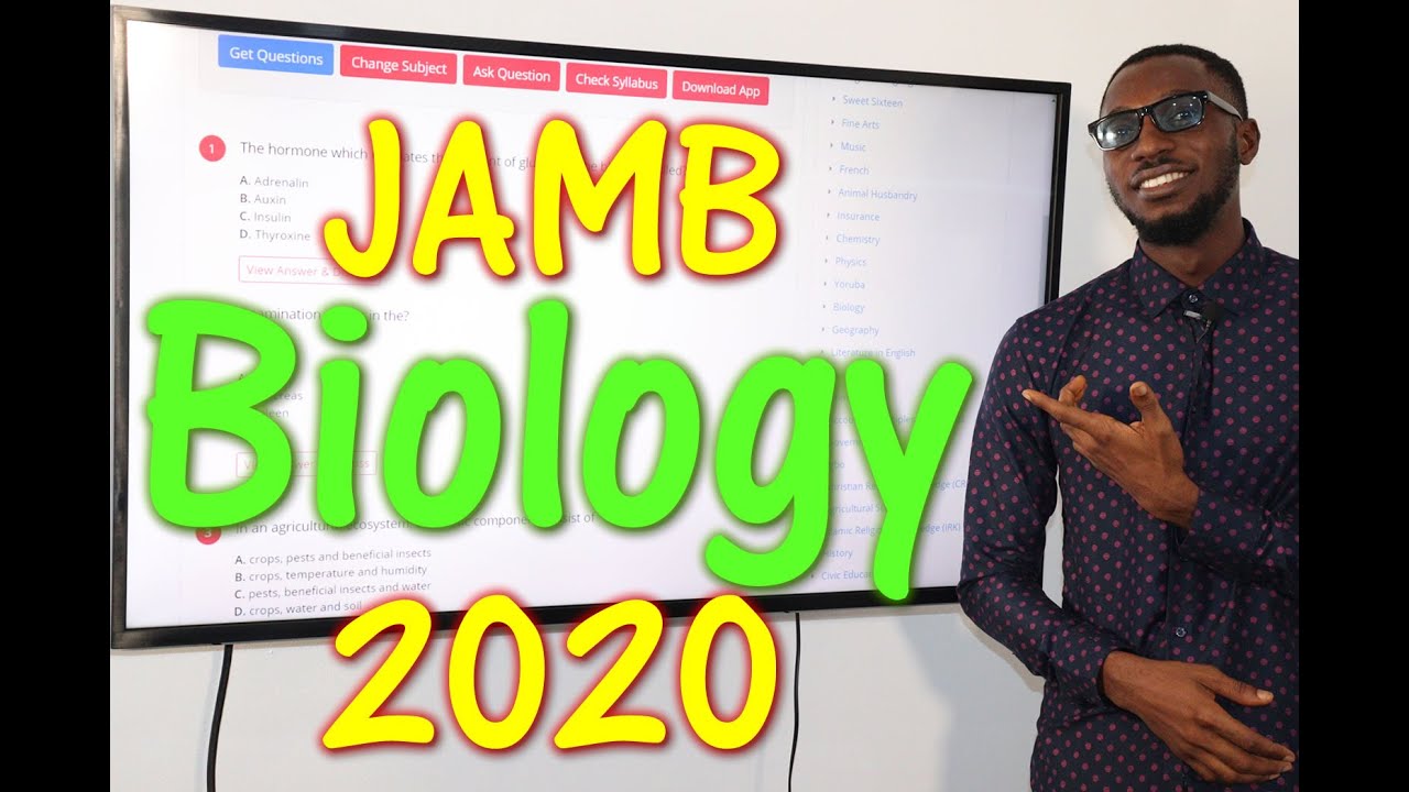 JAMB CBT Biology 2020 Past Questions 1 20 YouTube jamb-cbt-biology-2020-past-questions-1-20-youtube