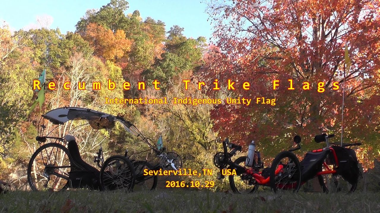 Recumbent Trike Flags, International Indigenous Unity Flag 2016-10-29 ...