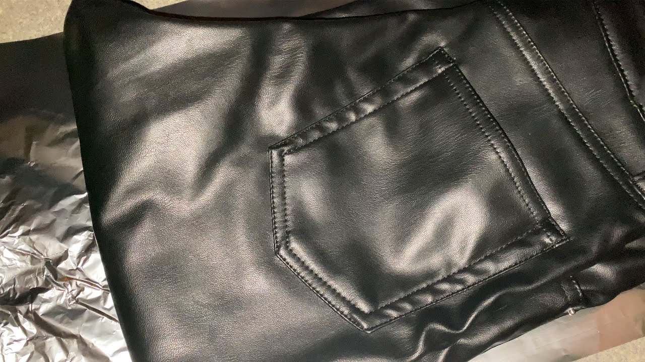 Leather pants burning 1 - YouTube