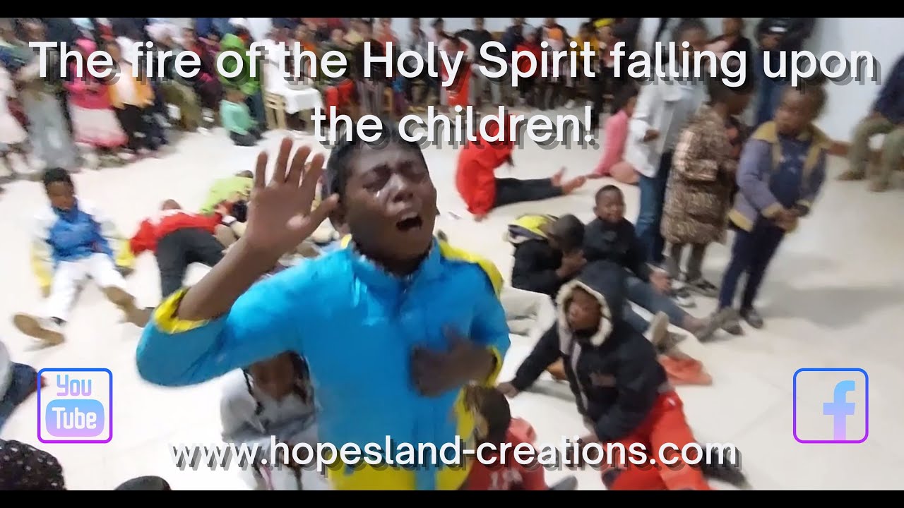 The fire of the Holy Spirit falling upon the children! Apostle Cyril ...