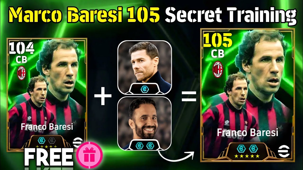Franco Baresi 105 Rated Training efootball 2026 || Treasure Link Baresi 105 efootball 2026 - YouTube