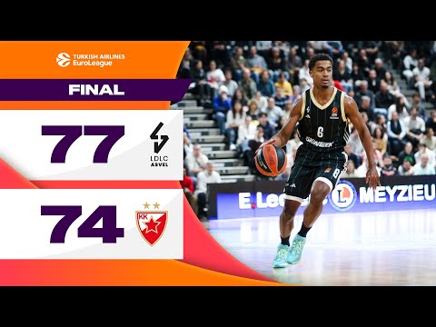 Fight to the Final Second | ASVEL - Crvena Zvezda | BASKETBALL HIGHLIGHTS R10 2024-25