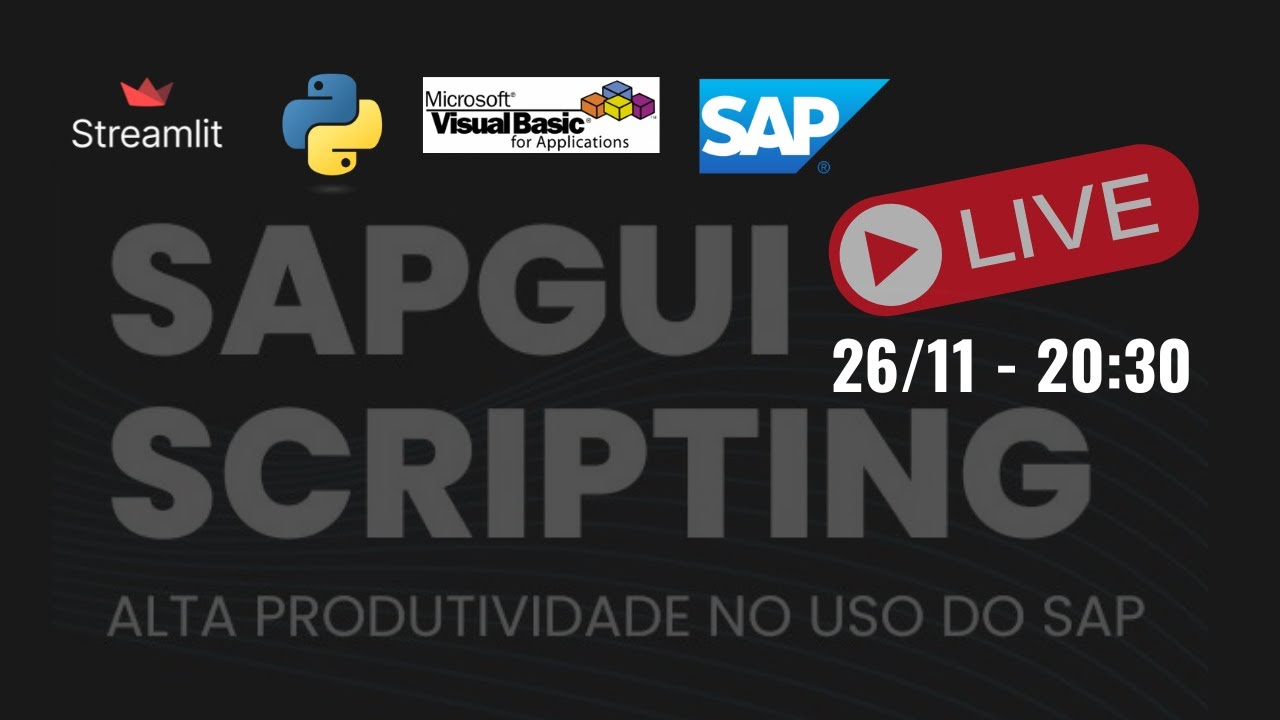 Como Automatizar O Sap Com Python E Excelvba Youtube 6243
