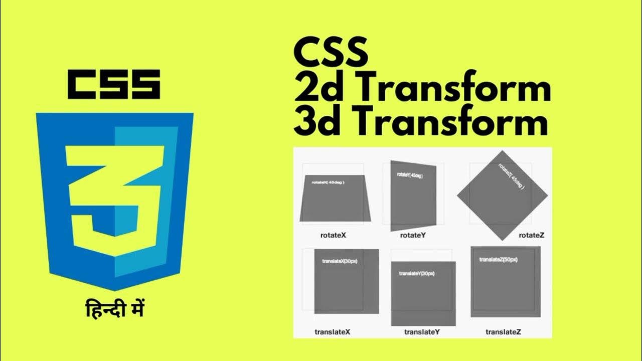 "Master the Art of Visual Transformation: Unleash the Power of 2D and 3D Transformations!" - YouTube