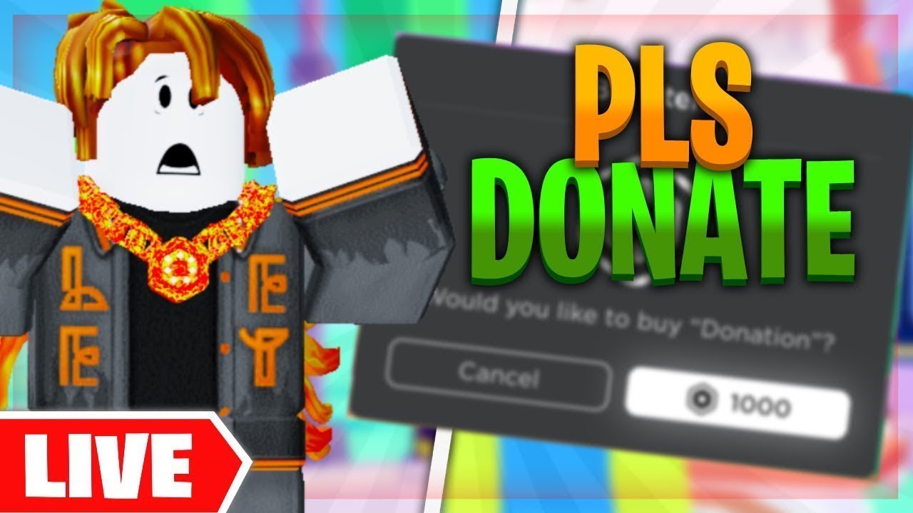 Pls donate live stream donating to chat! - YouTube