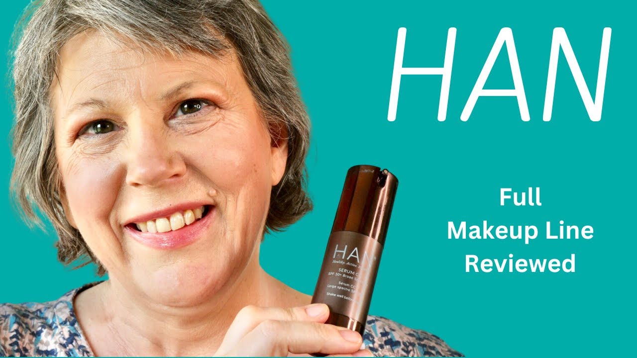 HAN Serum CC SPF30 - Full Line Review - Mature Sensitive Skin - YouTube