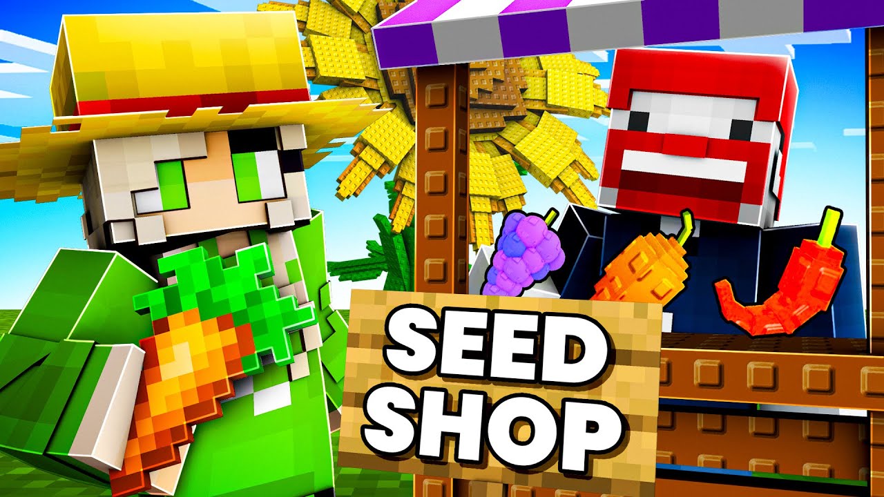 BENX UND ELINA spielen GROW A GARDEN IN MINECRAFT - YouTube
