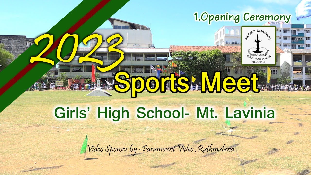 2023 sports meet, Girls' high school, mt,laviniya - YouTube