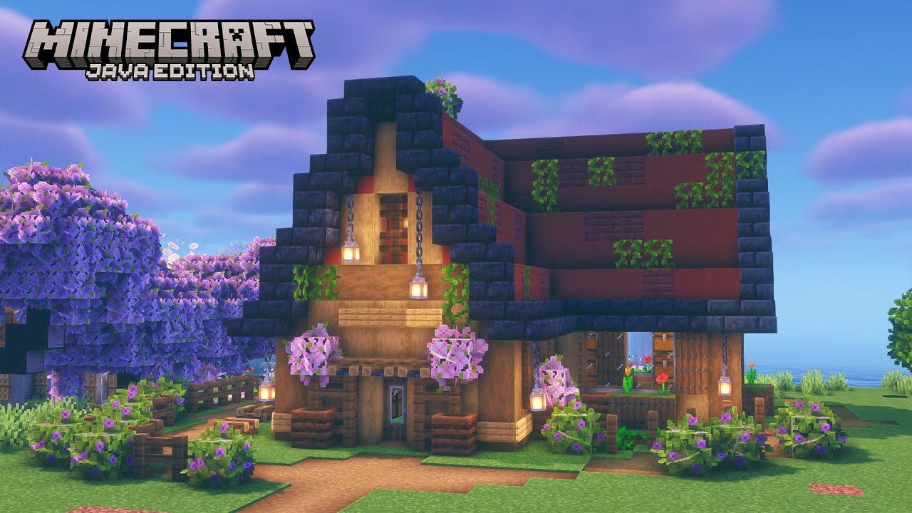 I BUILT A COZY STORAGE HOUSE - RELAXING MINECRAFT GAMEPLAY WITHOUT ...