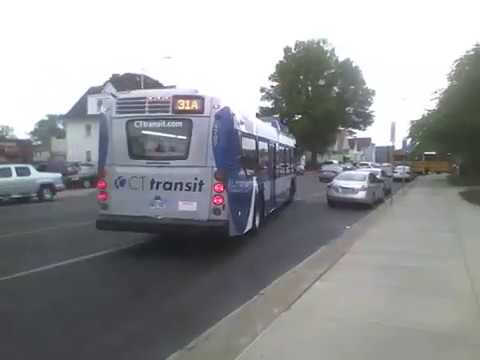 CT Transit Special! 2017 New Flyer XD40 #1707 Route 31A Onboard - YouTube