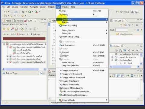 Eclipse and Java - Using the Debugger - Lesson 3 - YouTube