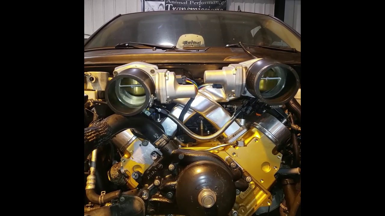 Trailblazer SS Animal TBSS Holley Sniper Ram Intake to startup! - YouTube
