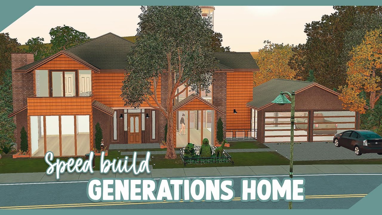 SPEED BUILD // The Sims 3 Generations Home🏠👪(Salvator Lepacy) - YouTube