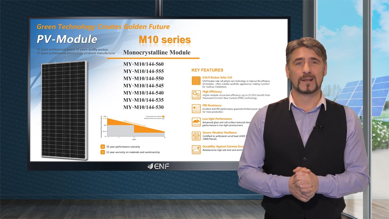 MY Solar - M10 MY-M10/144-530-560W Solar Module Series - YouTube