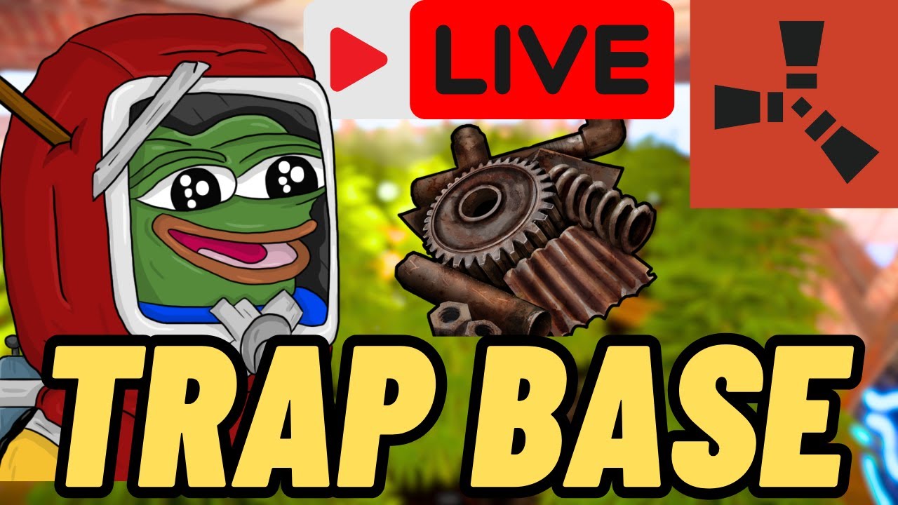 RUST LIVE - Wallpaper Trap base (part 1) - YouTube
