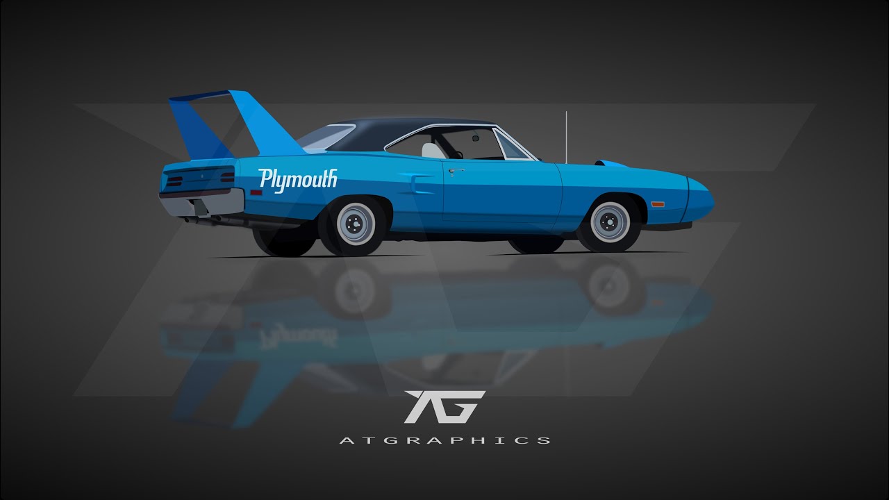 Some custom car graphics i made on inkscape - YouTube