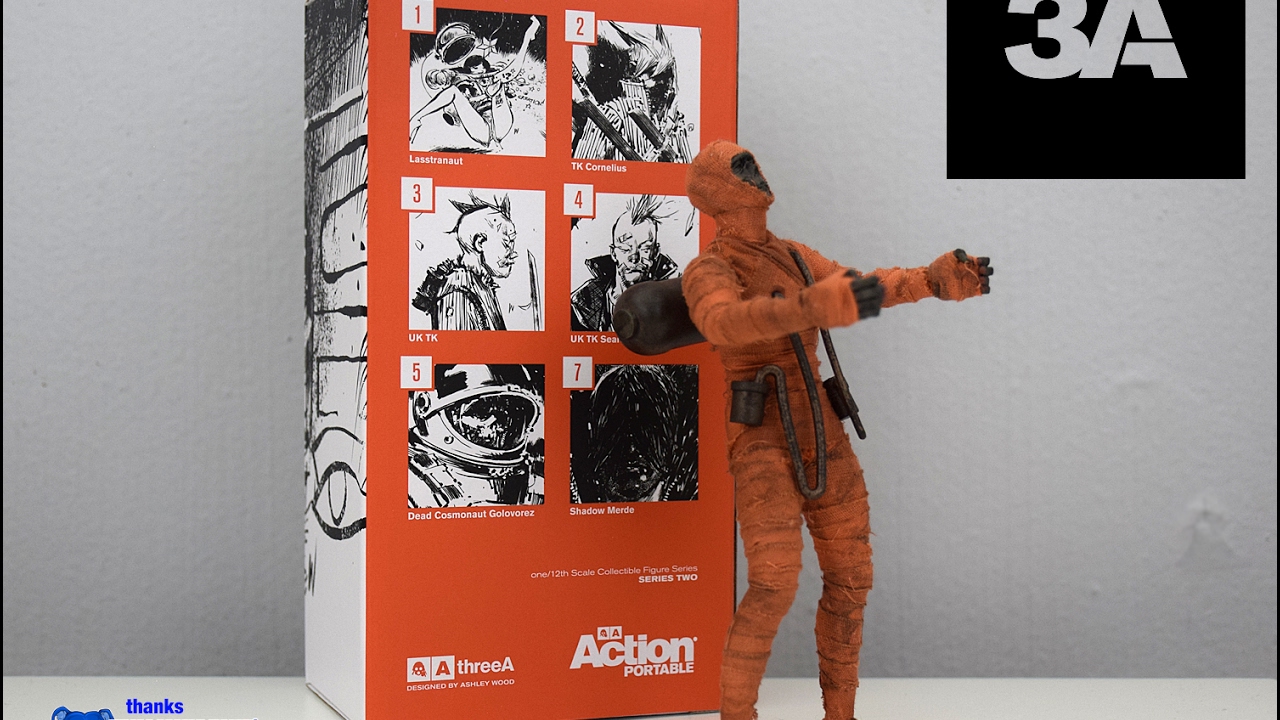 Review: Ka Mumb by 3A Toys - Designed by Ashley Wood - YouTube