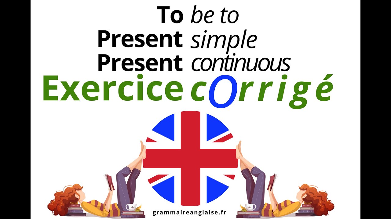 Anglais Exercice corrigé - 17/160 - To be to . Present simple . Present ...